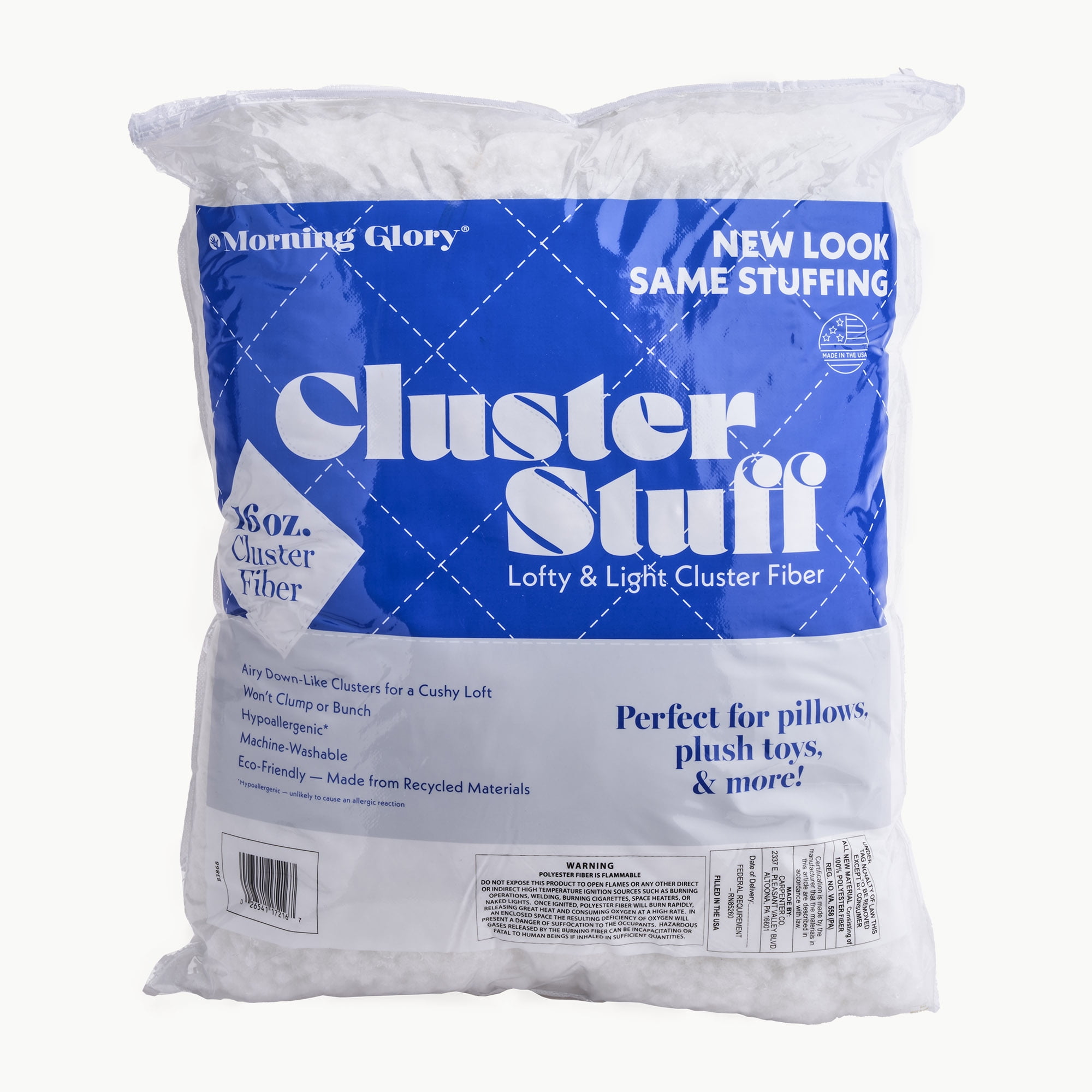 Morning Glory Cluster Stuff Polyester Fiber - 16 Oz. - Walmart.com