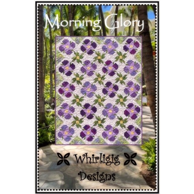 Morning Glory Quilt Pattern by Whirligig Designs - Walmart.com