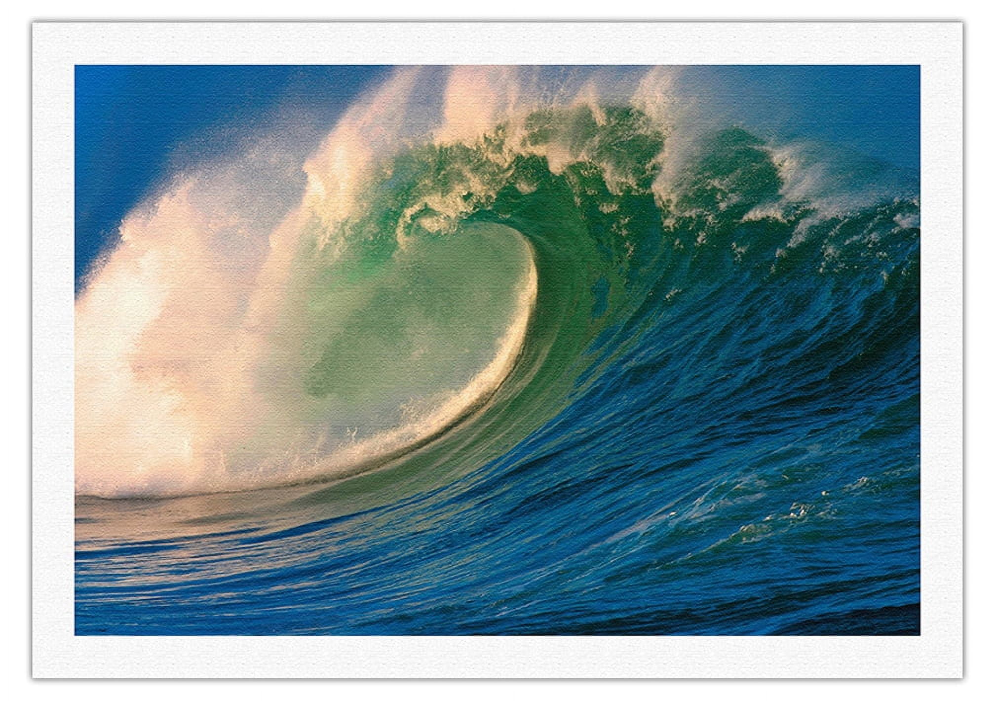 Morning Light Hawaii - Tube Barrel - Breaking Wave - From an Original ...