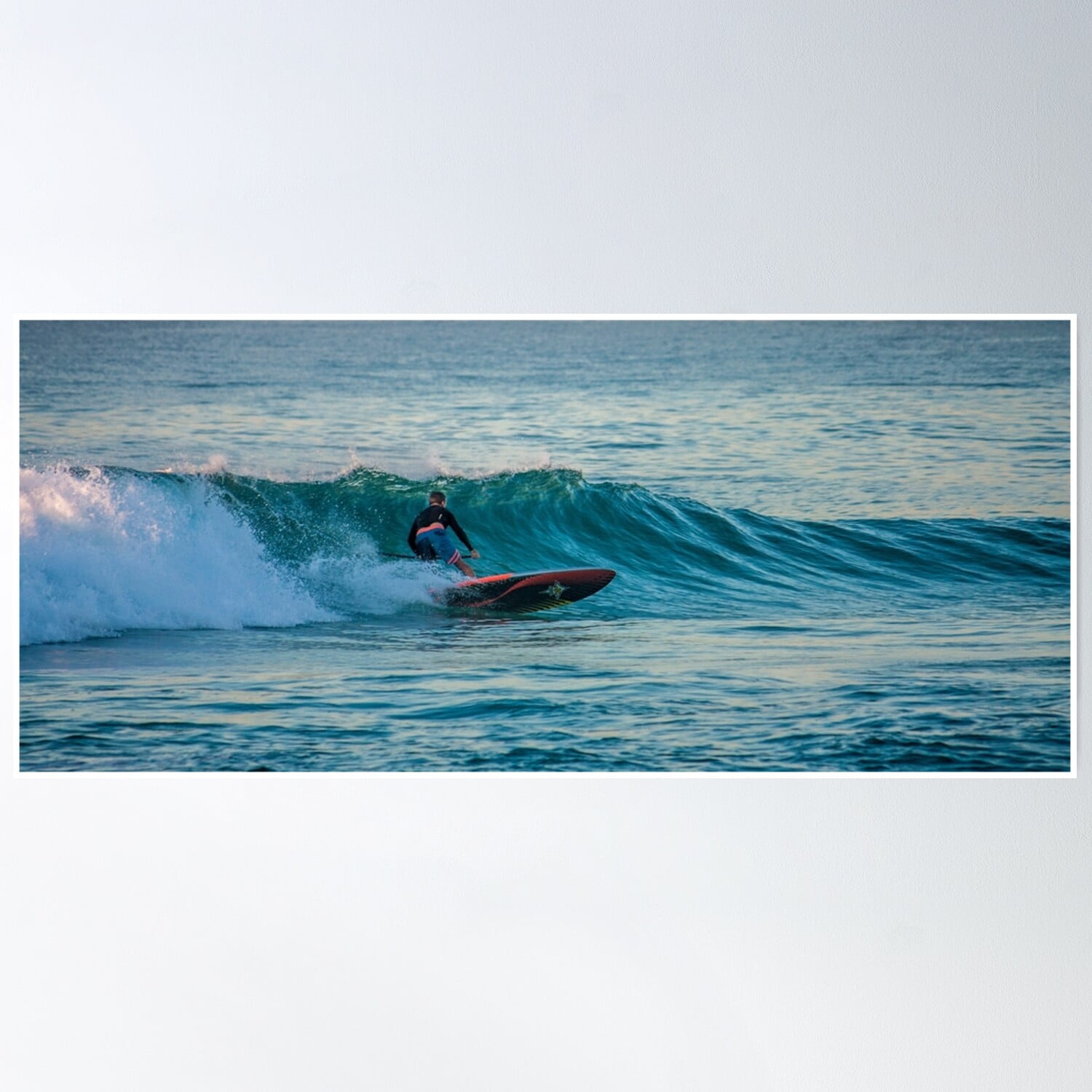 Morning Paddle Poster Wall Art, Modern Wall Decor, 8x12 UNFRAMED ...