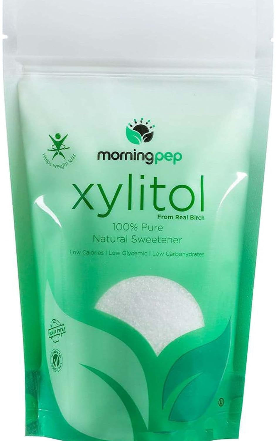 Morning Pep Sample Size Pure Birch Xylitol Sweetener 4 OZ - Walmart.com