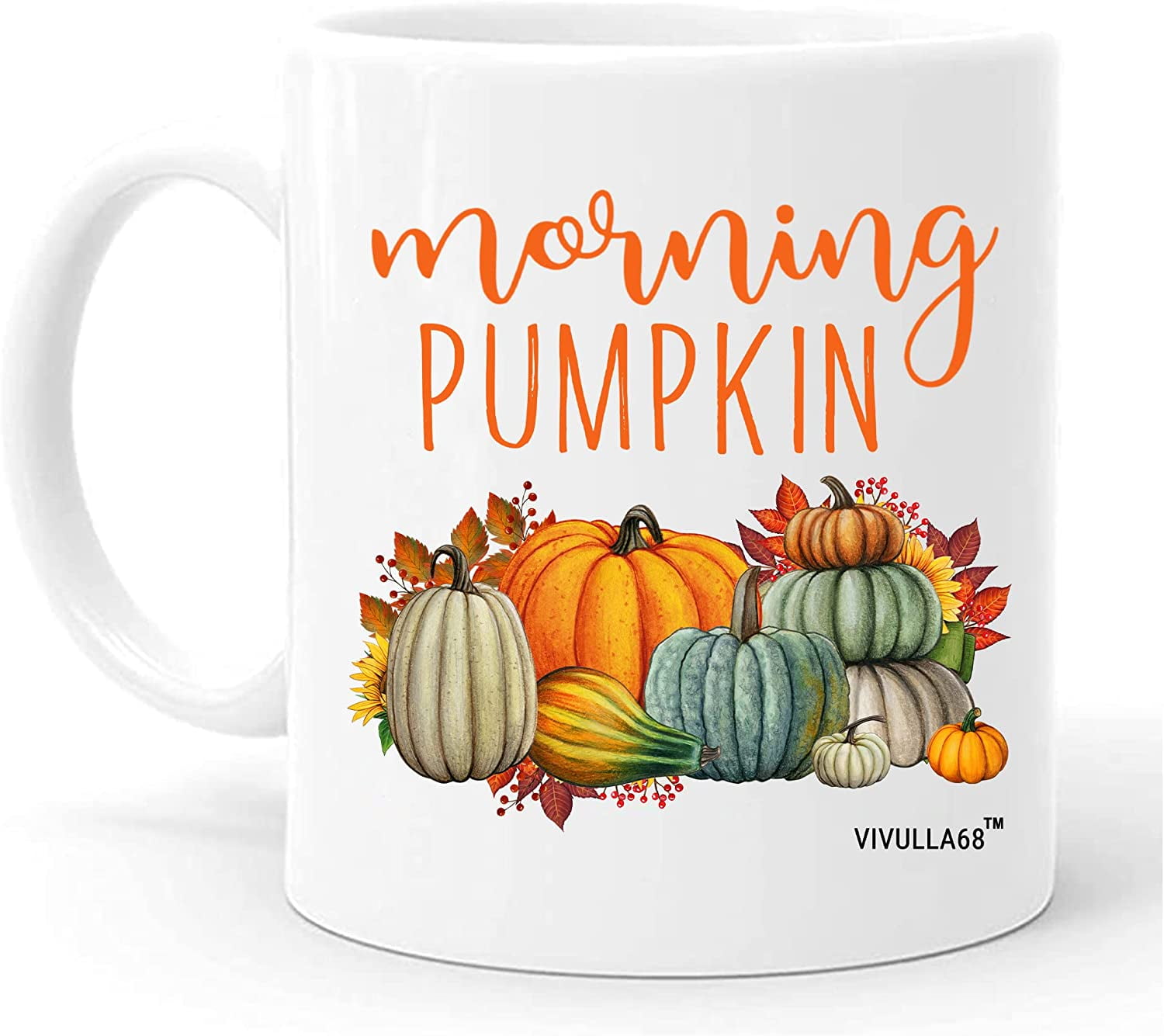 Morning Pumpkin Coffee Mug, Fall Coffee Mug, Fall Themed Mugs, Pumpkin ...