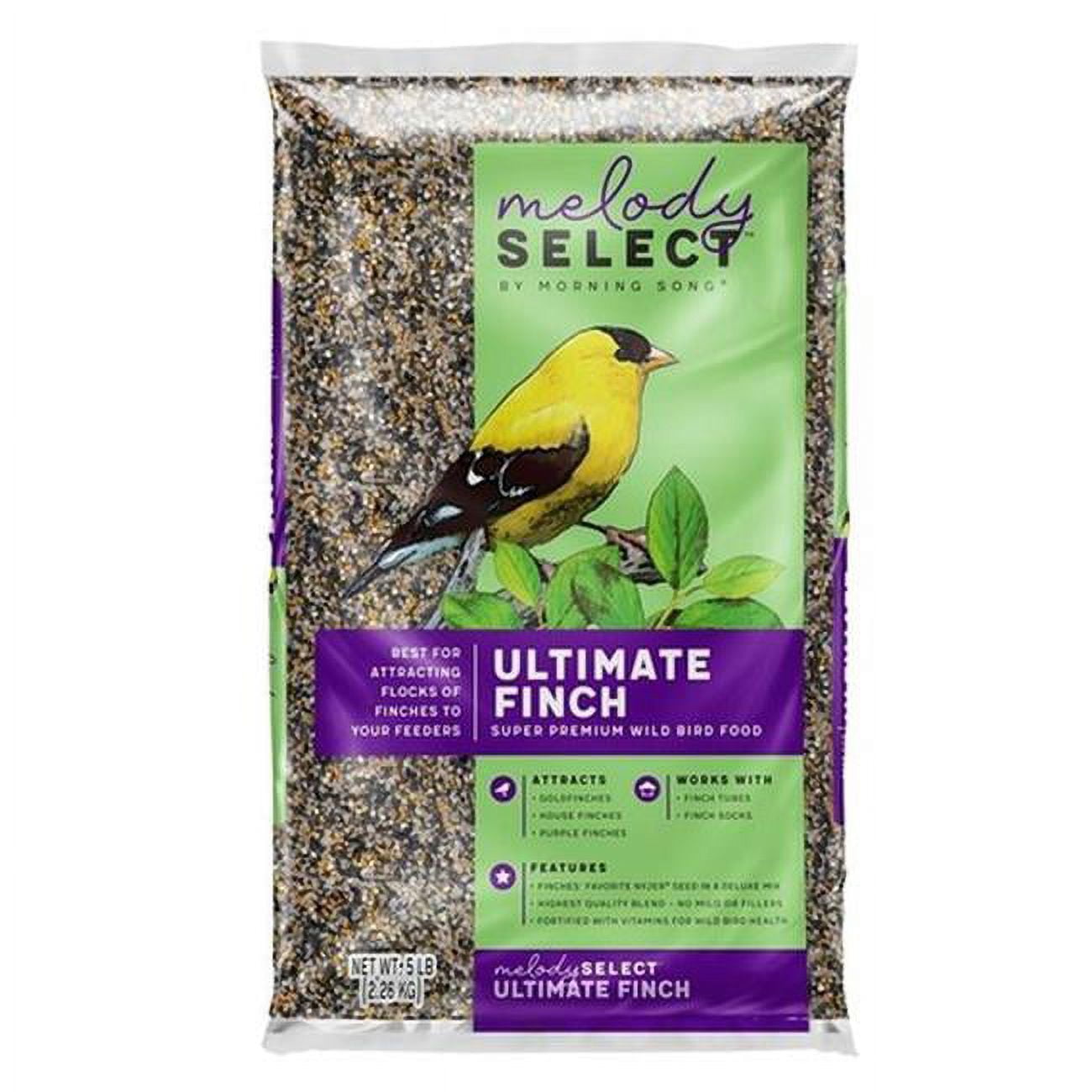 Morning Song Ultimate Finch Wild Bird Feed Seed, 5 lbs, Melody Select ...