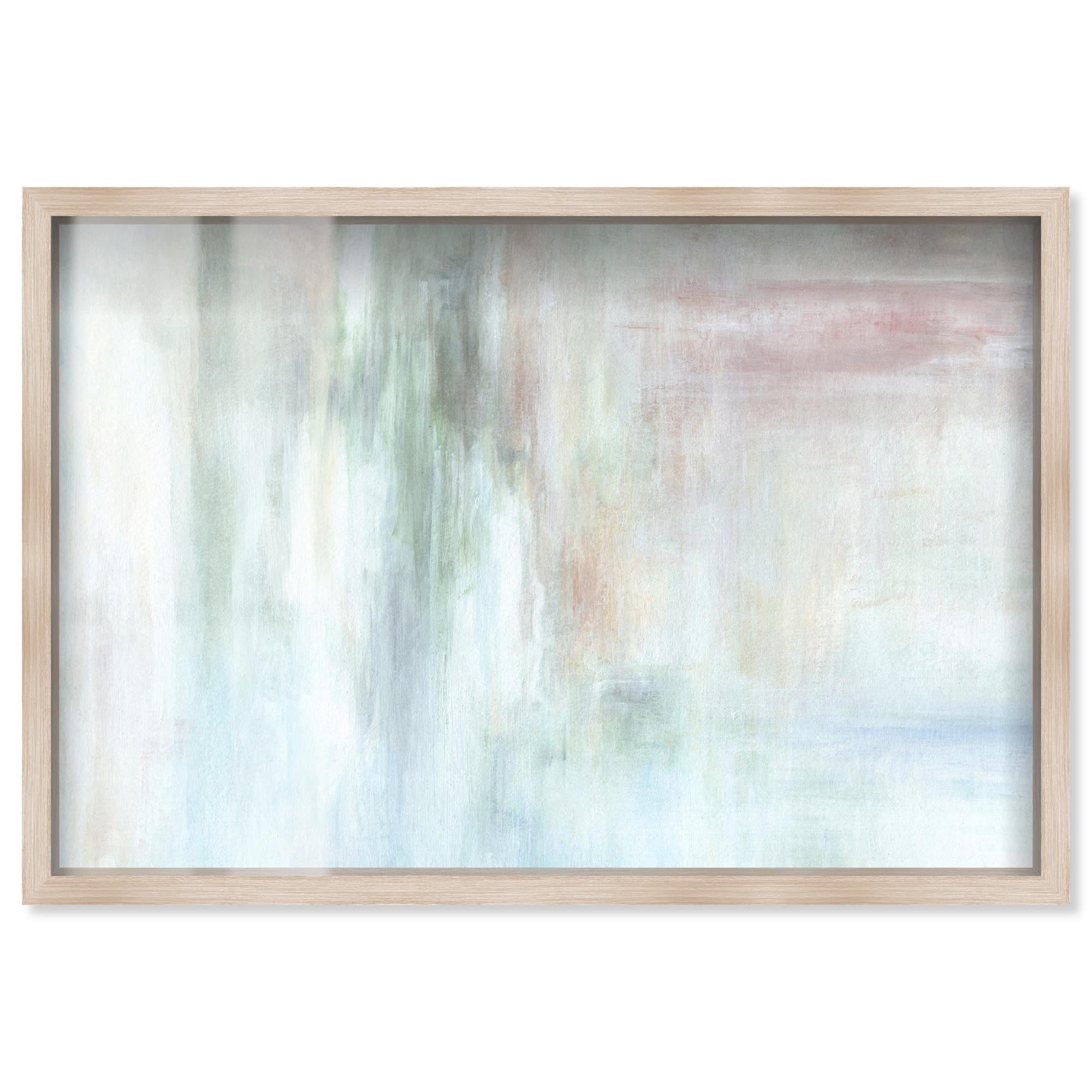 Morning Song Shadowbox Print Minimalist Art by Art Remedy, Blonde Frame ...