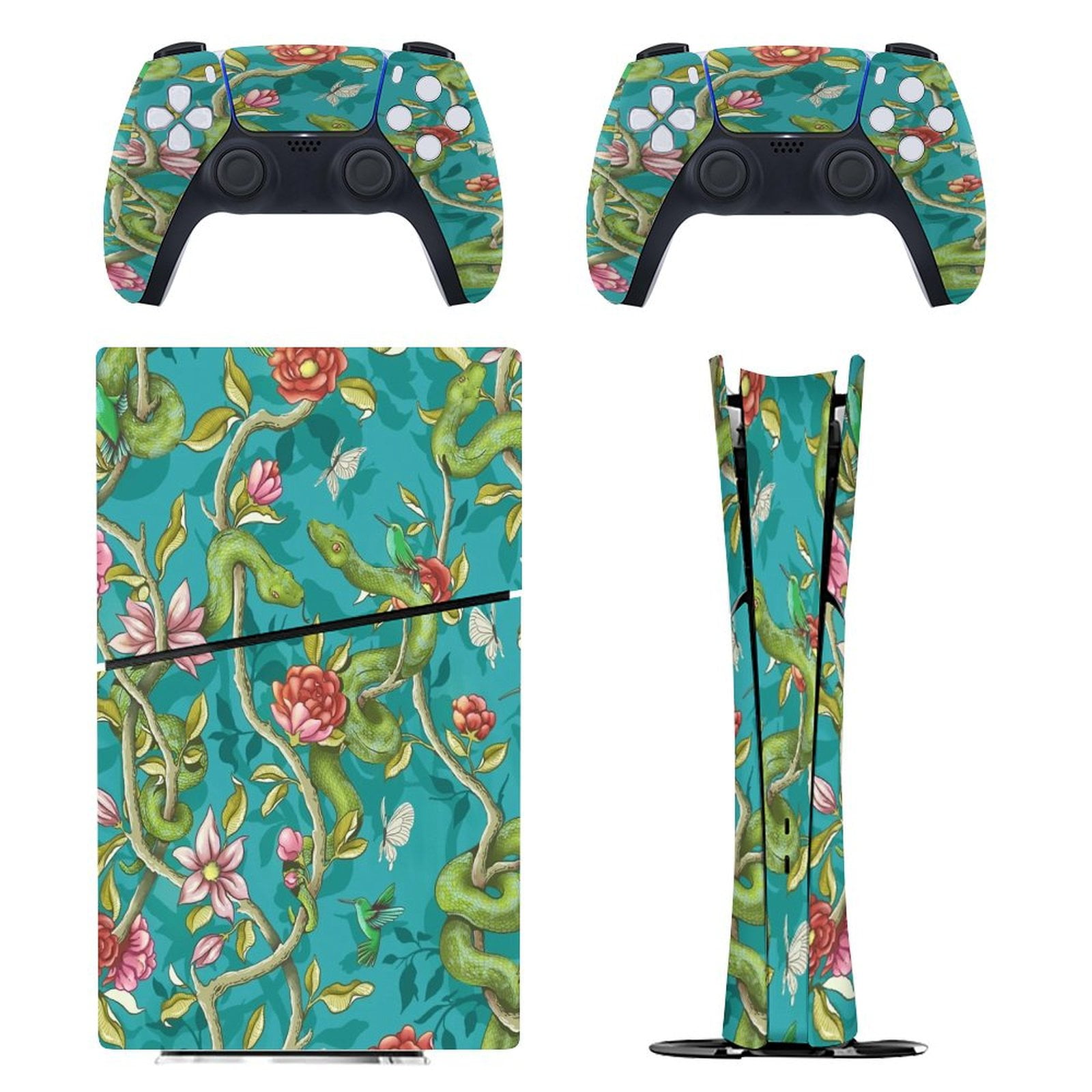 Morning Song - Turquoise PS5/PS5 Pro/PS5 Slim Digital Disc Skin Sticker ...