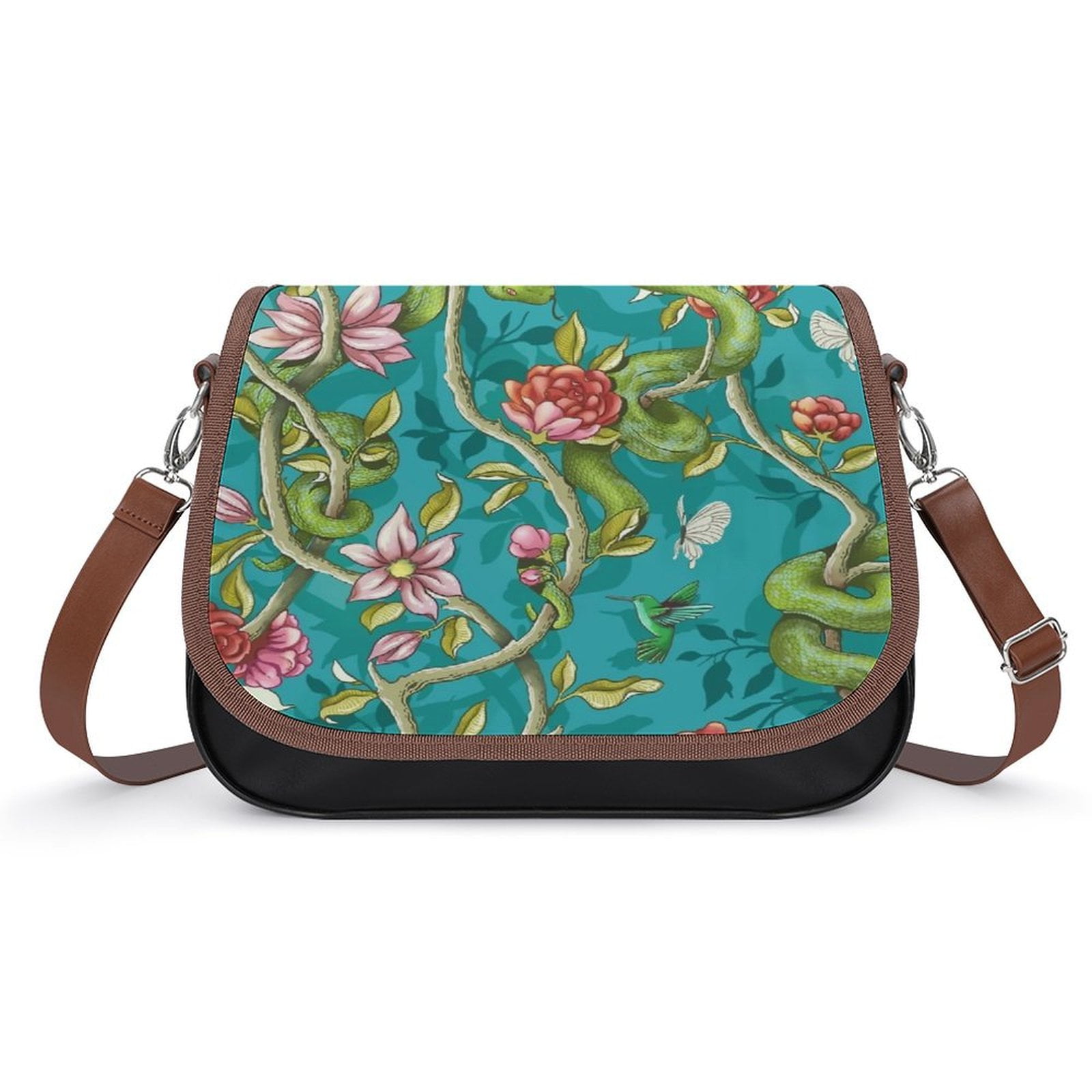 Morning Song - Turquoise Vintage Crossbody Bag for Women Medium Leather ...