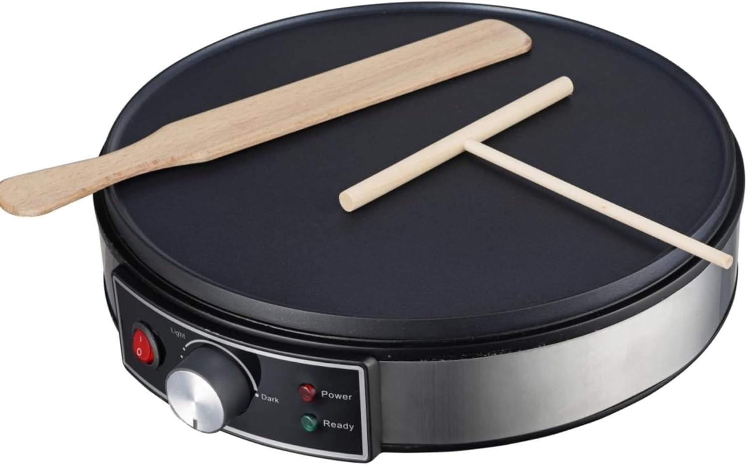 Morning Star 12-Inch Electric Crepe Maker with Nonstick Cooktop ...