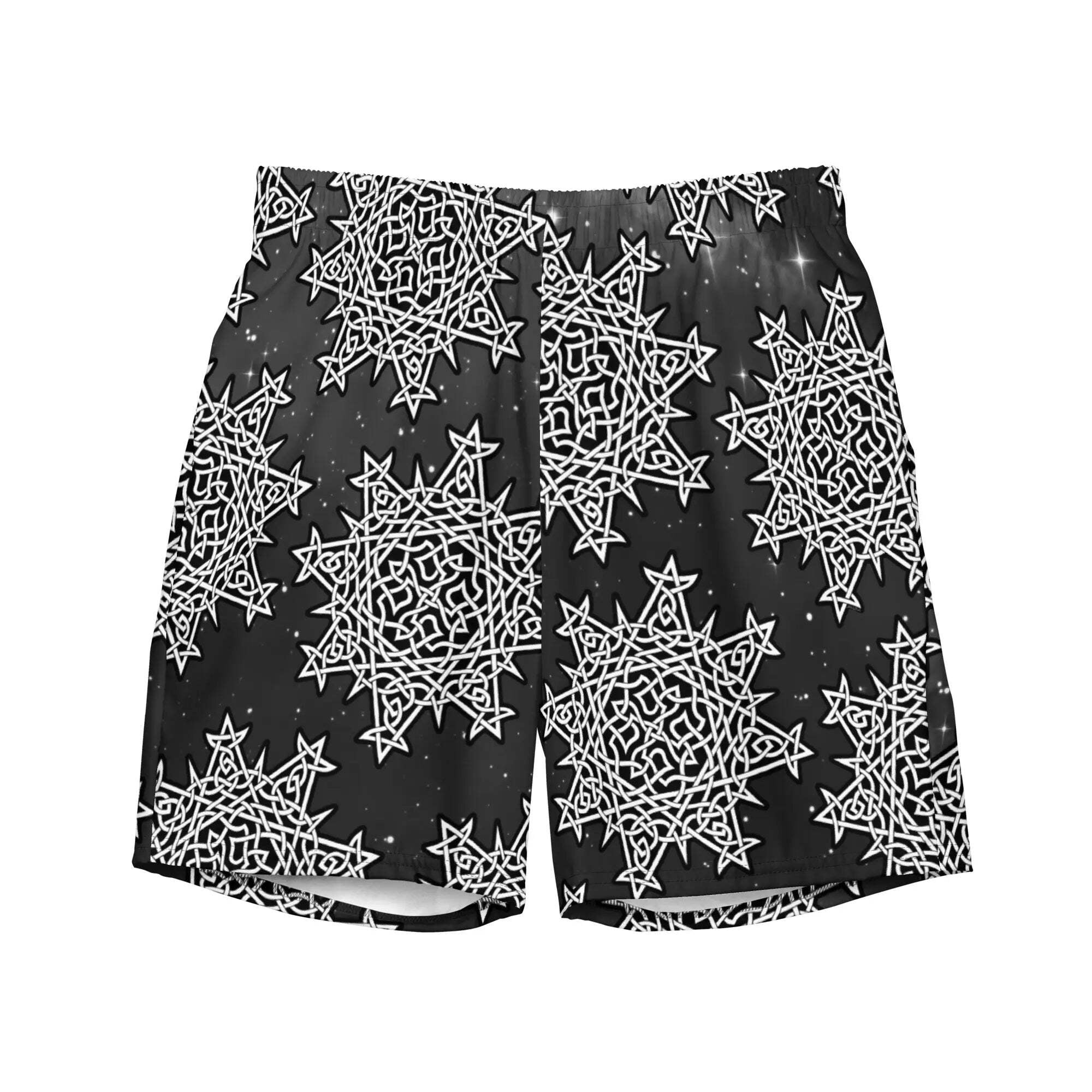 Morning Star Fire - BW Solid Cosmos - Swim Trunks - Walmart.com