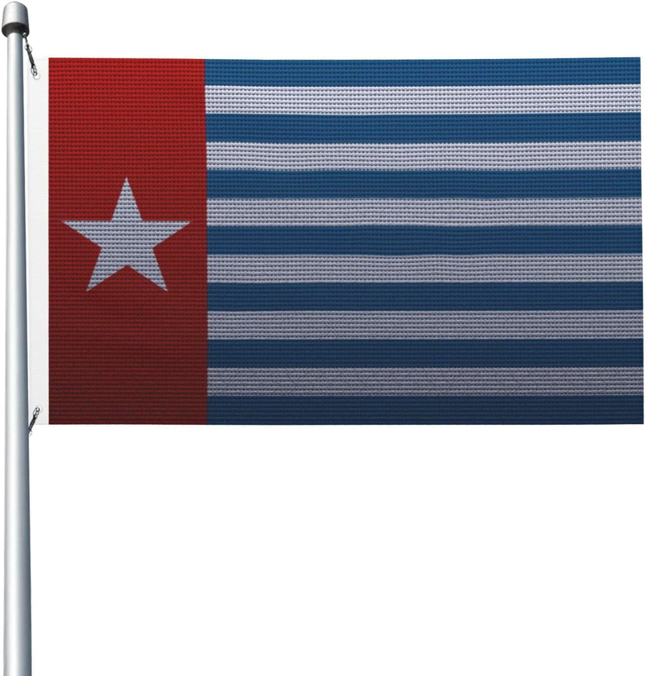Morning Star Flag Knitting Effect Flags 3x5 Ft Double Sided Flag ...
