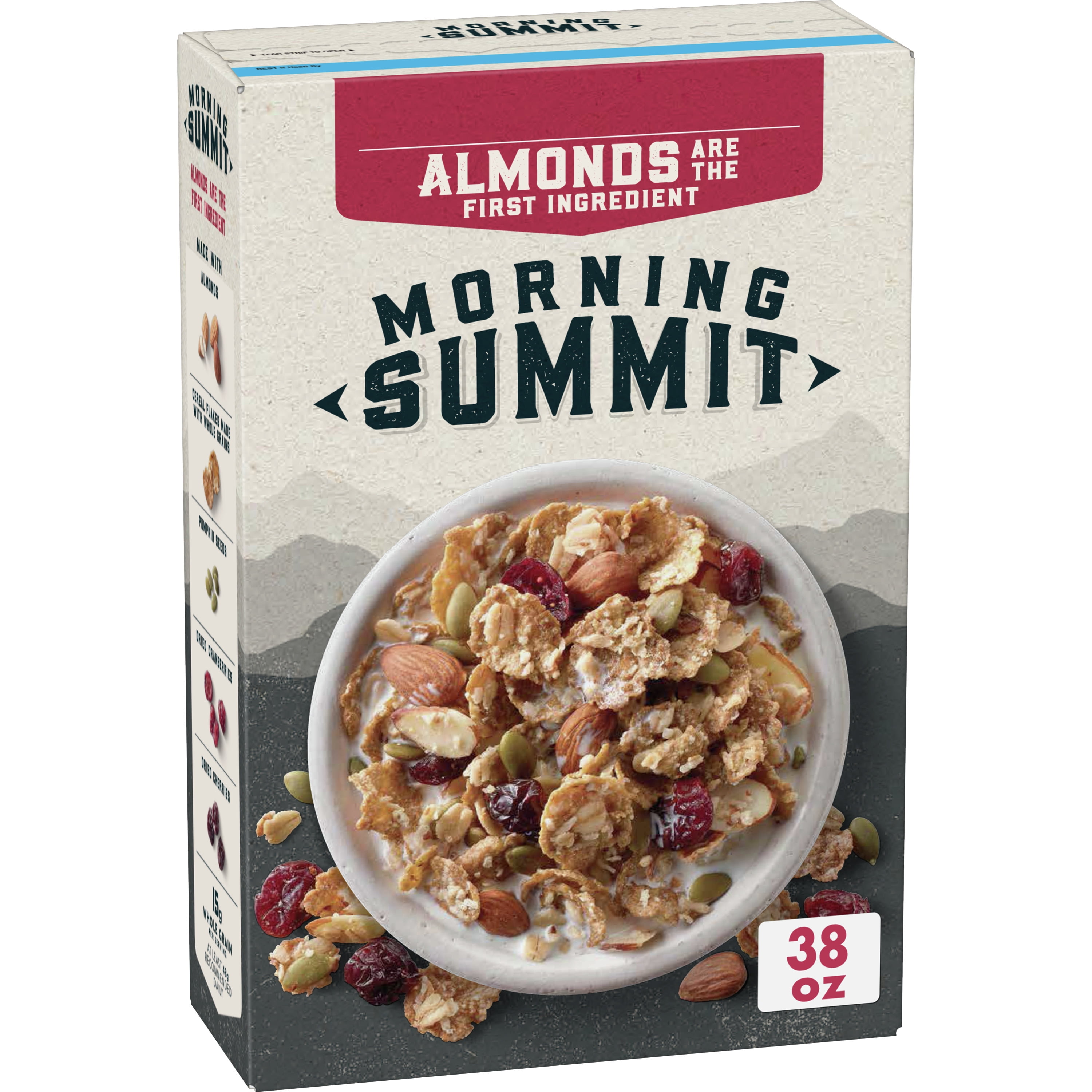 Morning Summit Breakfast Cereal, Maple Berry Blend, Almonds, Pumpkin ...