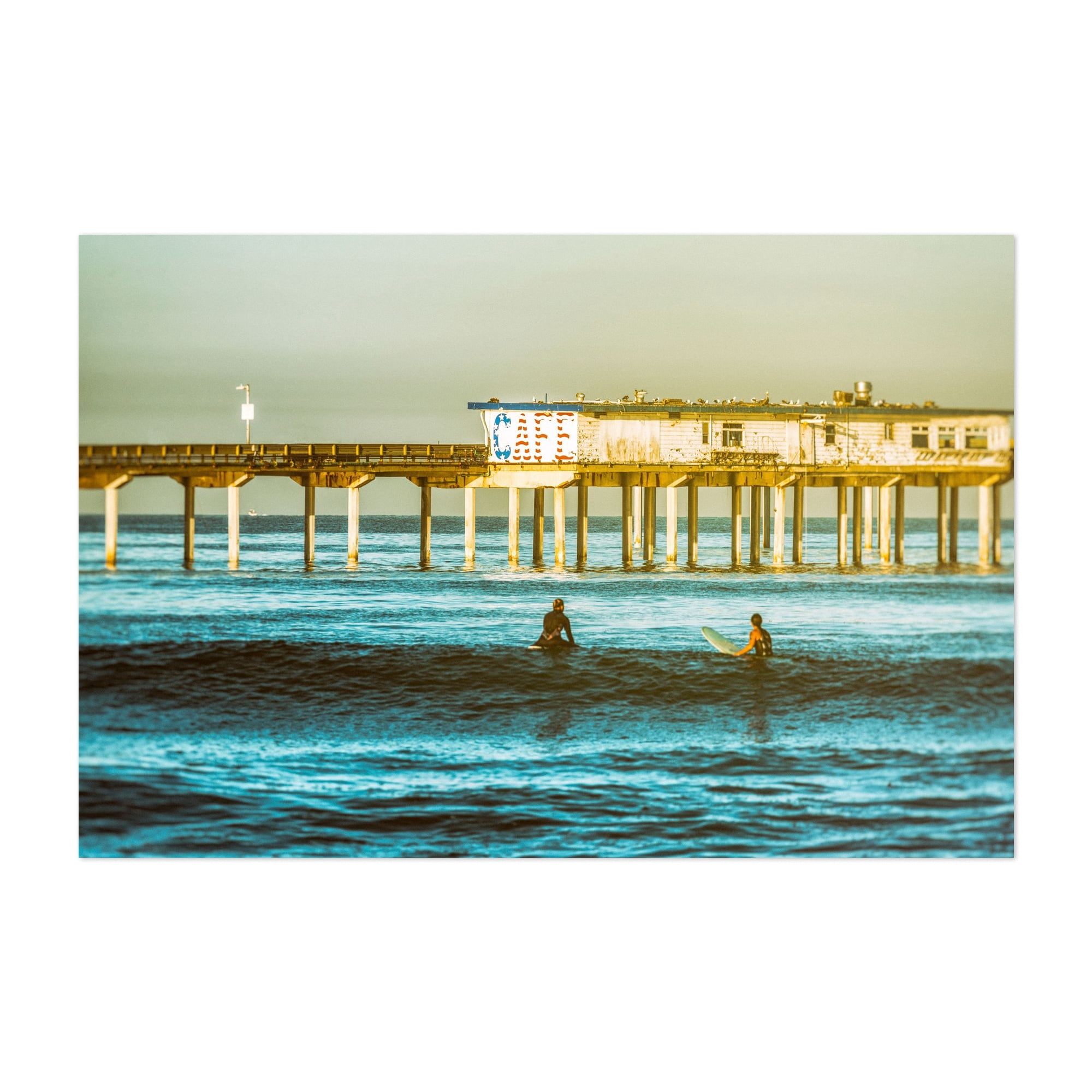 Morning Surf by the Pier - San Diego California Photography Surf Ocean ...