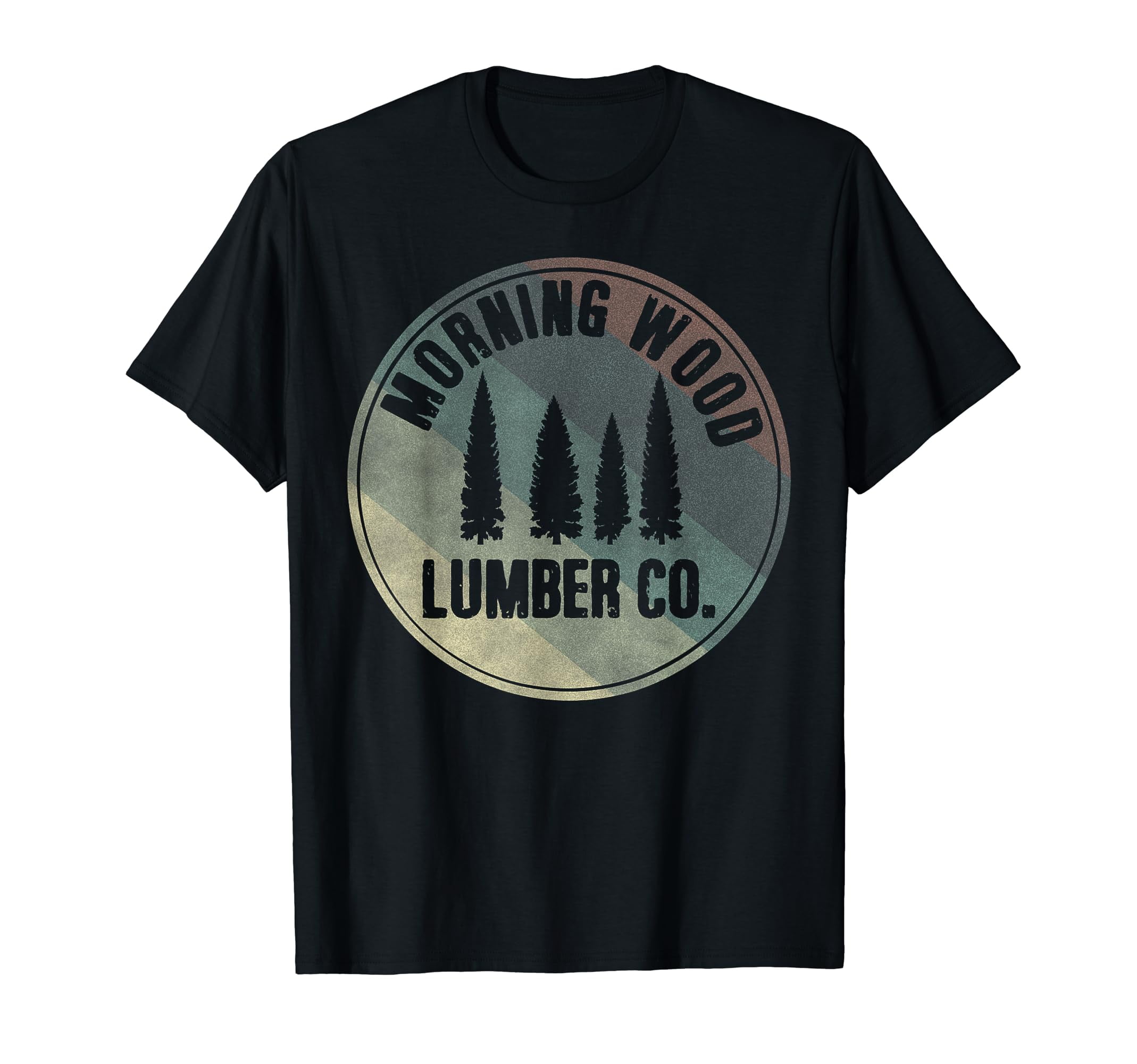 Morning Wood Slogan Gag TShirt Lumberjack Logger Lumber Tee - Walmart.com