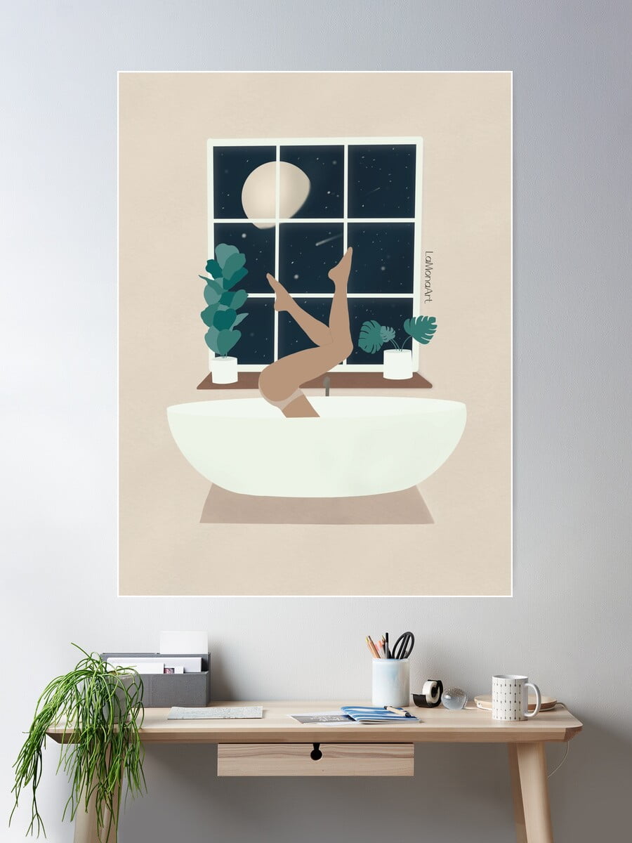Morning Yoga Poster Wall Art, Modern Wall Decor For Living Room Bedroom ...