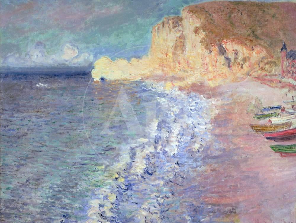 Morning at Etretat, 1883, Scenic Unframed Giclee Print Wall Art by ...