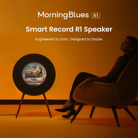 MorningBlues Record Music Lyrics Speaker R1, RRK150, Visual Display ...
