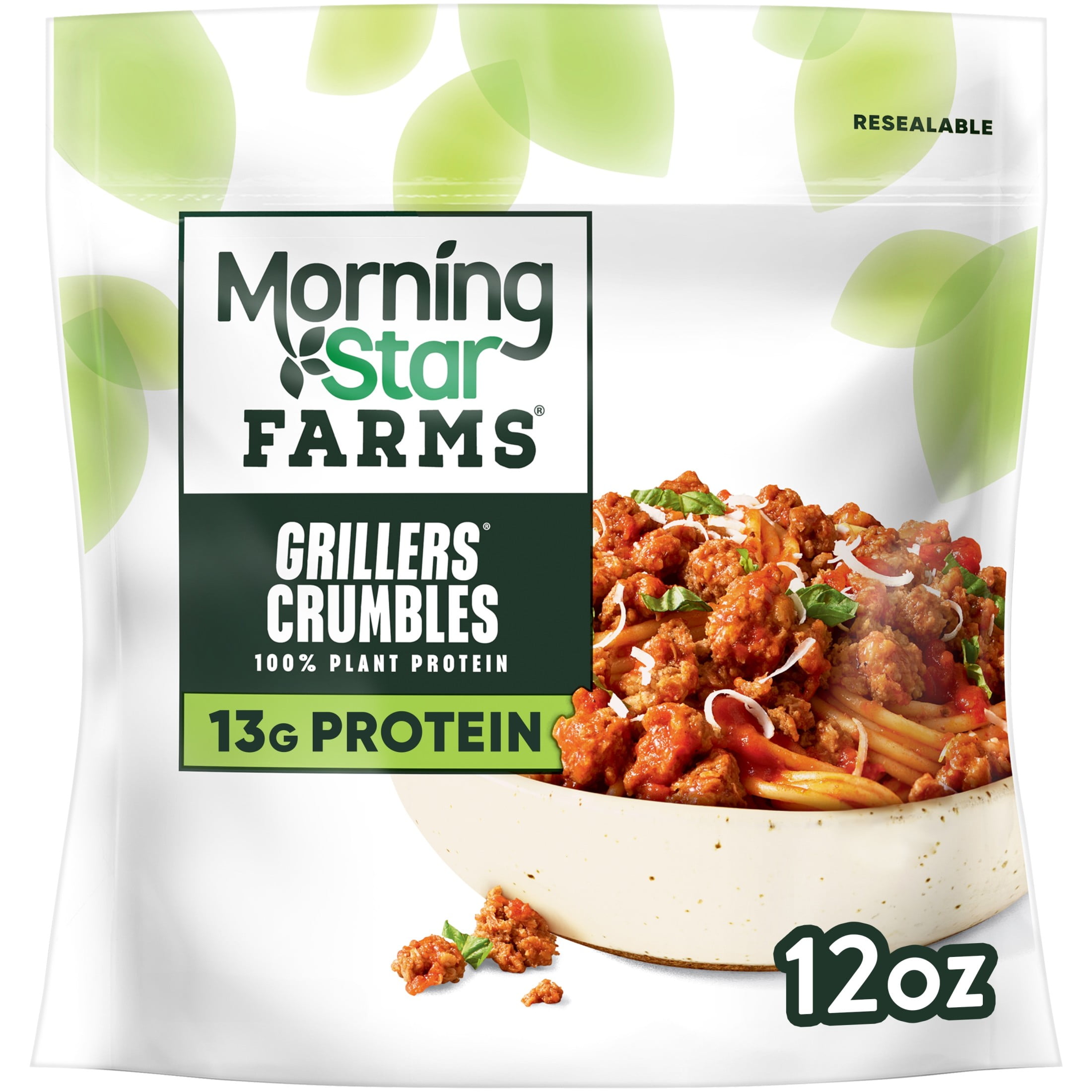 MorningStar Farms Vegan Grillers Crumbles for Breakroom - Walmart ...