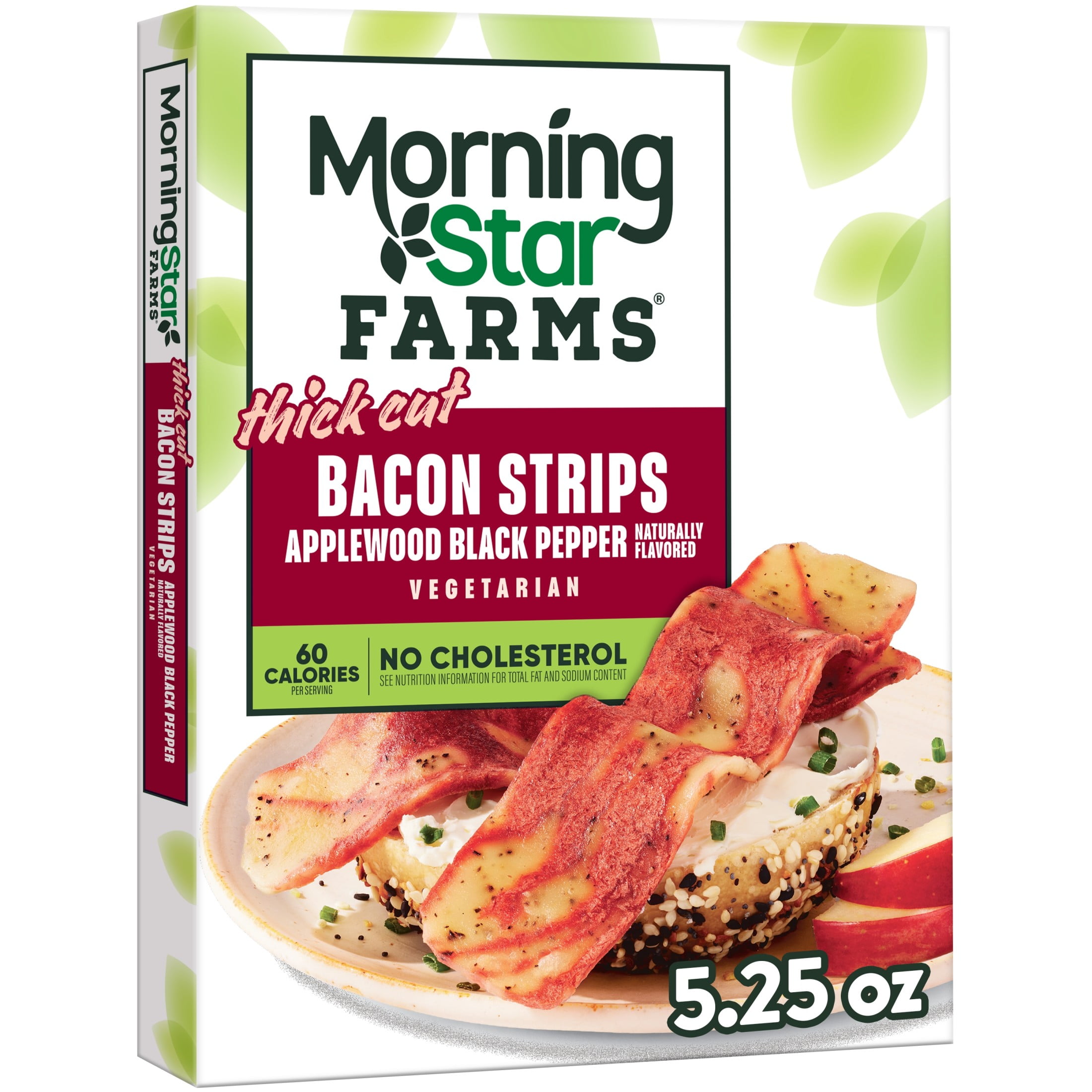 MorningStar Farms Vegetarian Applewood Black Pepper Meatless Thick Cut ...