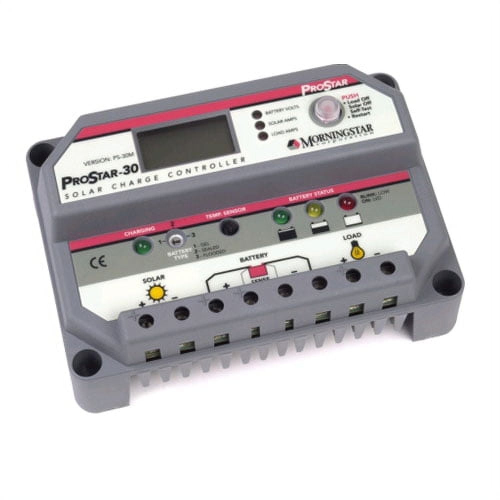 Morningstar ProStar 30Amp DC 12/24 Volts Solar Charge Controller ...