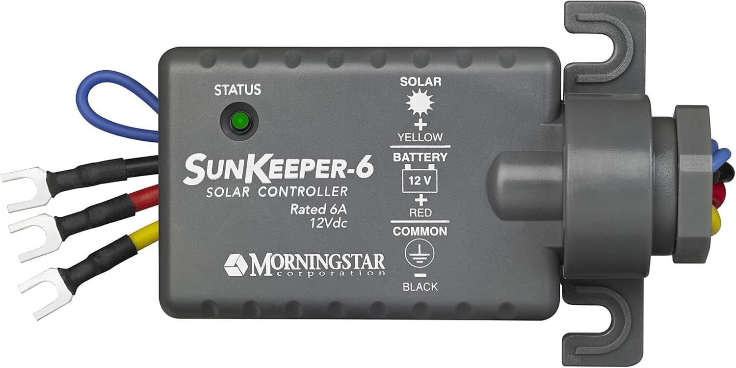 Morningstar SunKeeper 6A PWM Solar Charge Controller (SK-6 ...