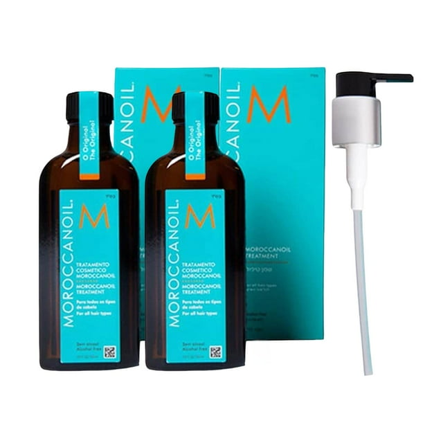 Moroc·canoil Hair Treatment Oil With Pump 3.4oz/100 2Pack - Walmart.com