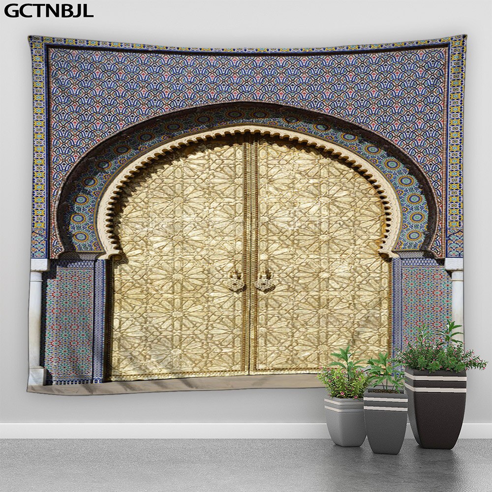 Moroccan Architecture Tapestry Wall Hanging Islamic Vintage Luxury ...