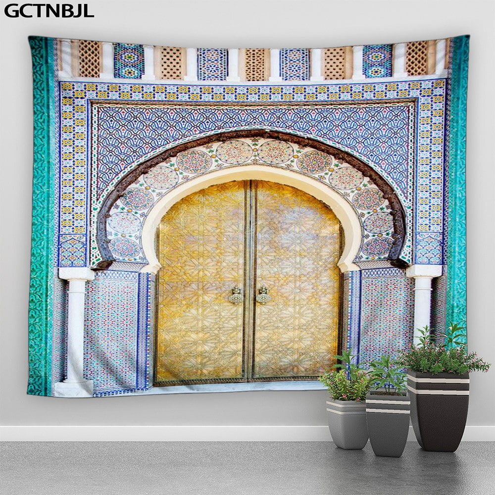 Moroccan Architecture Tapestry Wall Hanging Islamic Vintage Luxury ...