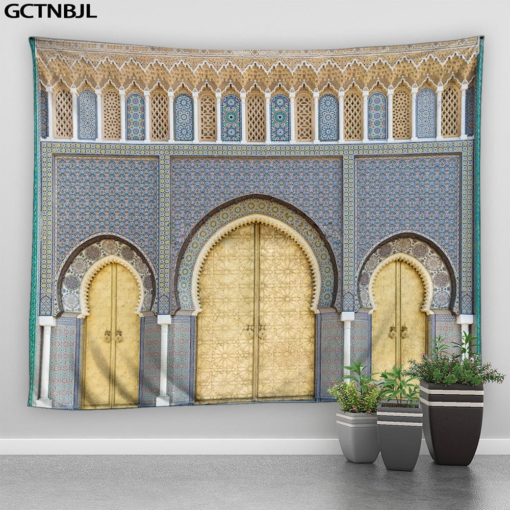 Moroccan Architecture Tapestry Wall Hanging Islamic Vintage Luxury ...