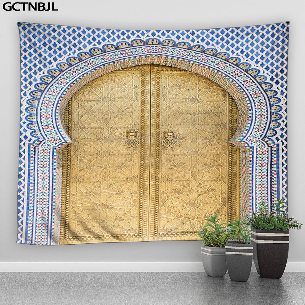 Moroccan Architecture Tapestry Wall Hanging Islamic Vintage Luxury ...