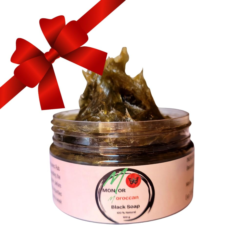 Moroccan Bath & Shower Black HYZ01 Soap; Rich in vitamin E; Great ...