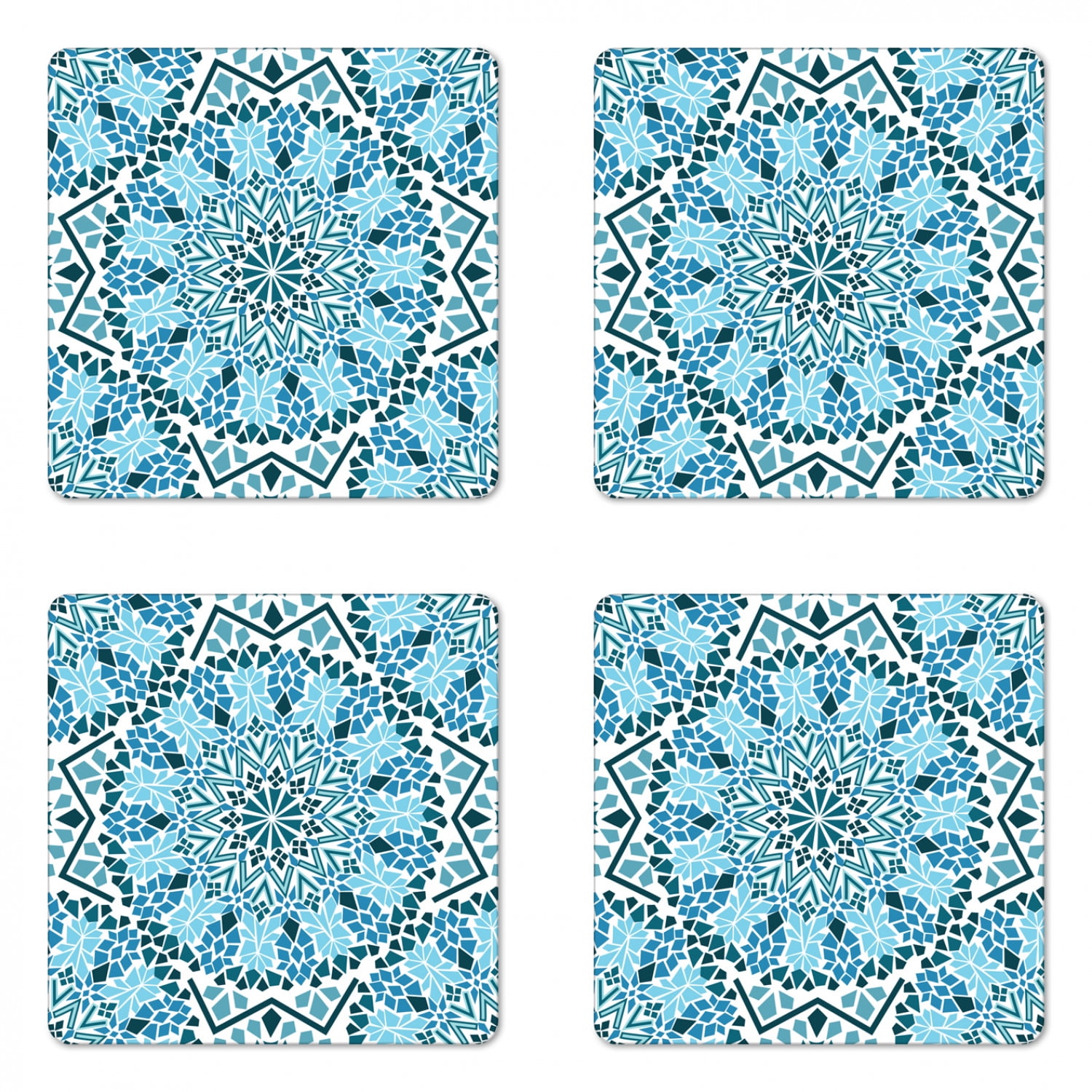 Moroccan Coaster Set of 4, Moroccan Architecture Consists of ...