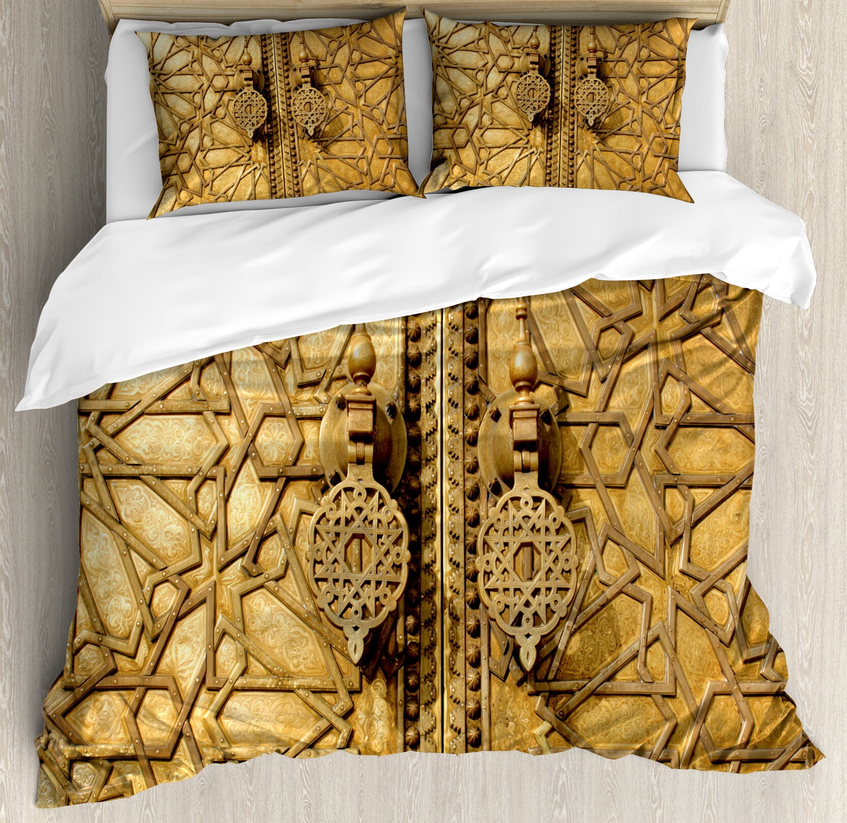 Moroccan Duvet Cover Set, Royal Palace in Marrakesh Morocco Travel ...