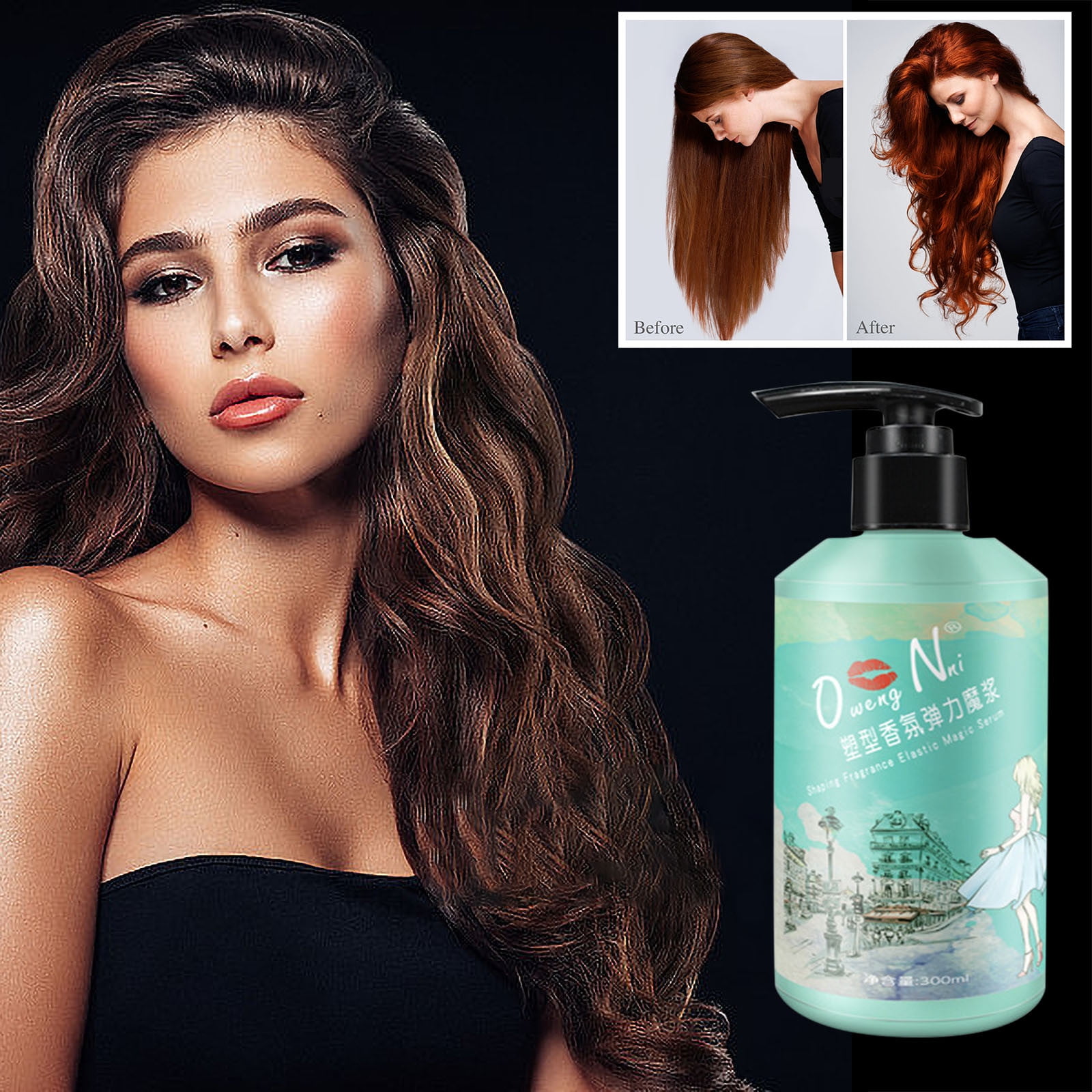 Moroccan Elastin Curly Hair Moisturizing Cream | Argan Oil & Biotin ...