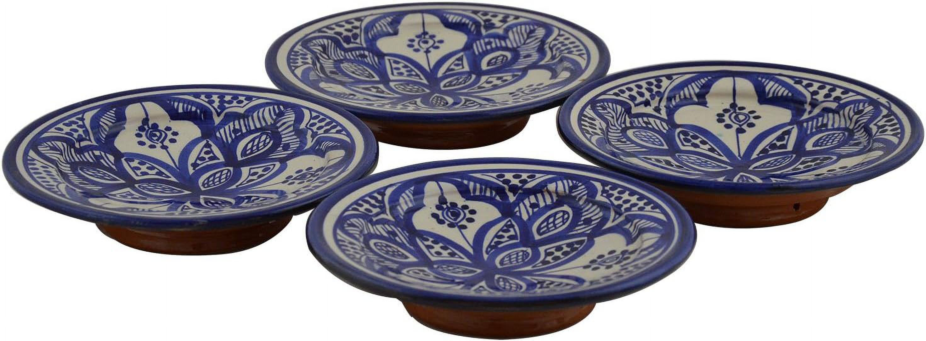 Moroccan Handmade Appetizer Tapas Serving Set Of Four - Walmart.com
