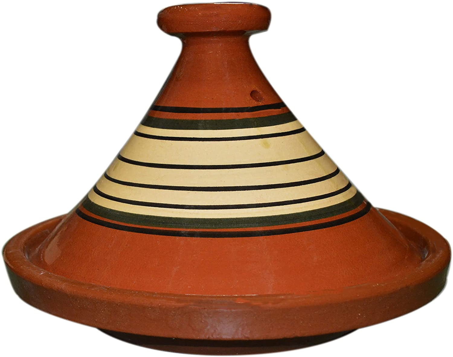 Moroccan Handmade Safe Cooking Tagine Glazed X-large 12 inches Across ...
