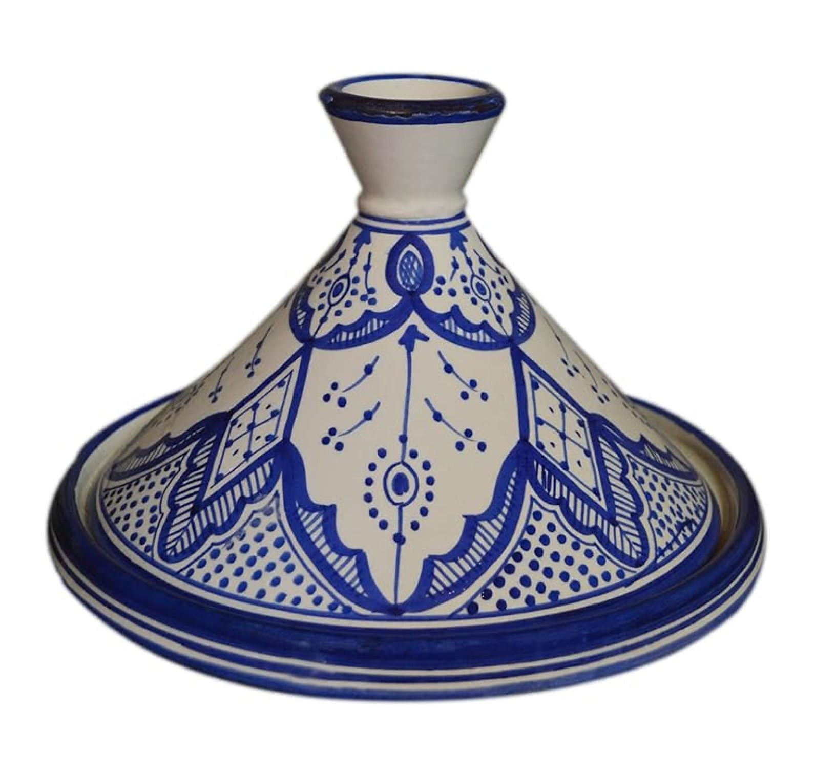 Moroccan Handmade Serving Tagine Exquisite Ceramic With colors Original ...