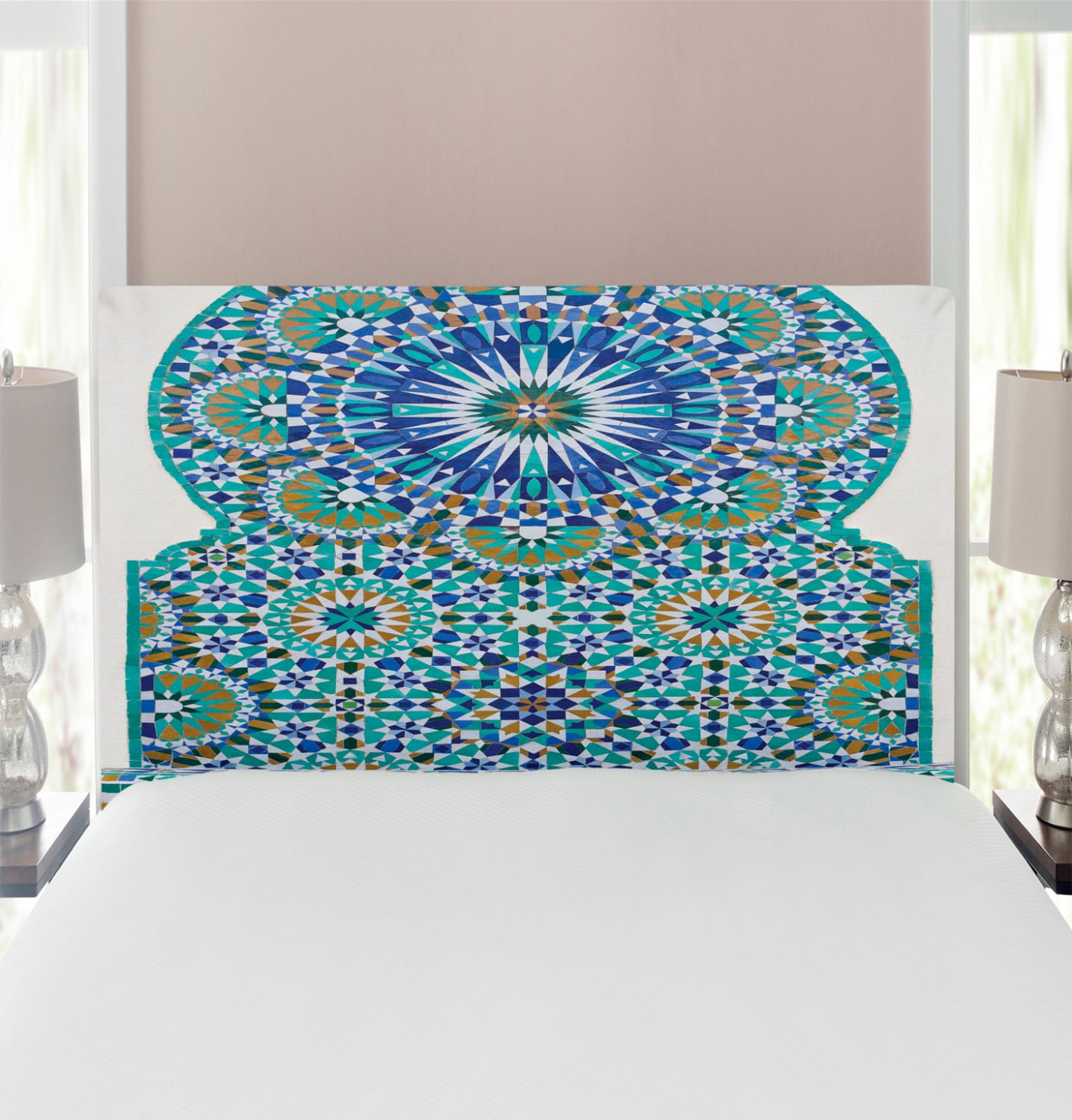 Moroccan Headboard, Ceramic Tile Antique East Pattern Heritage ...