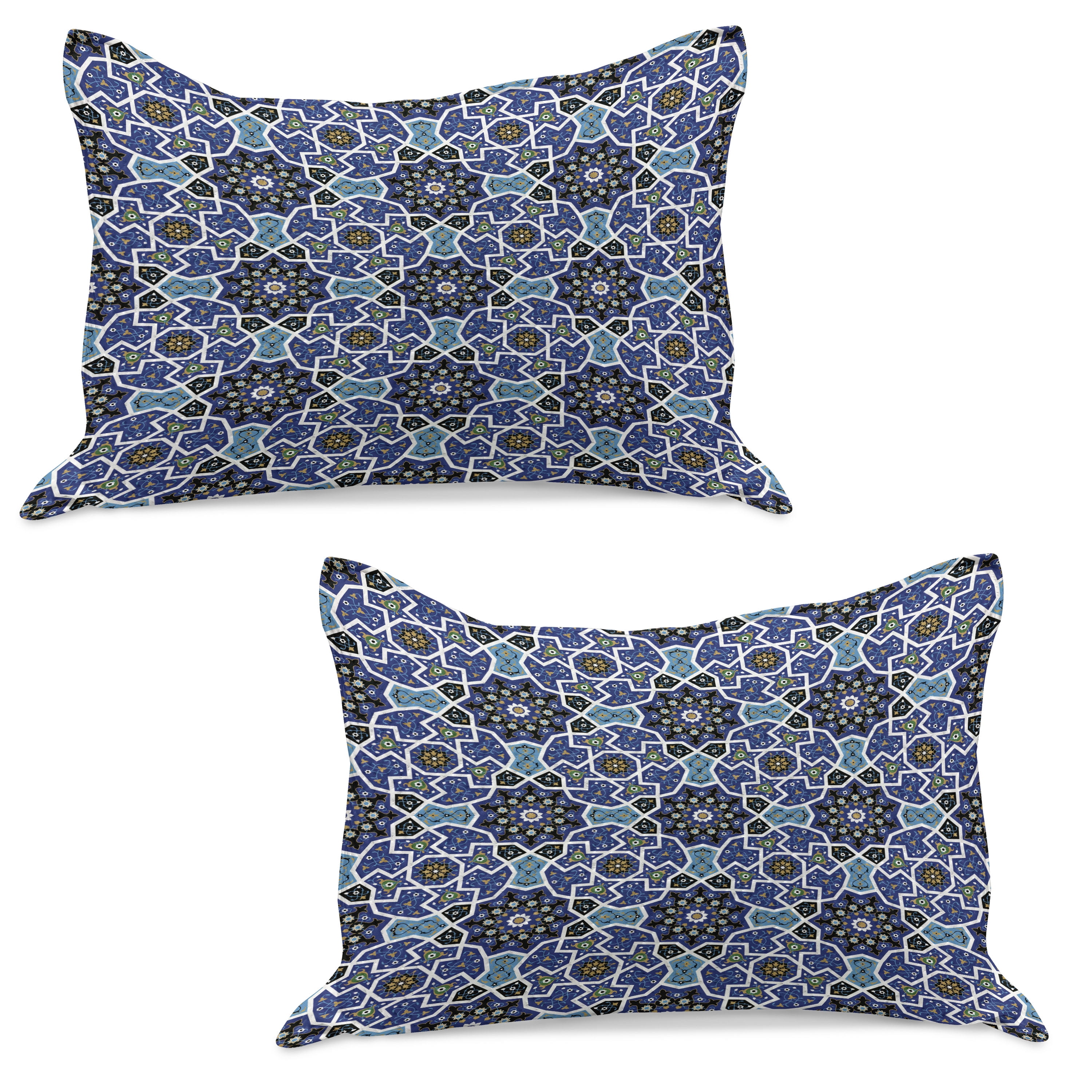 Moroccan Knitted Quilt Pillowcover Set of 2, Eastern Persian Gypsy ...