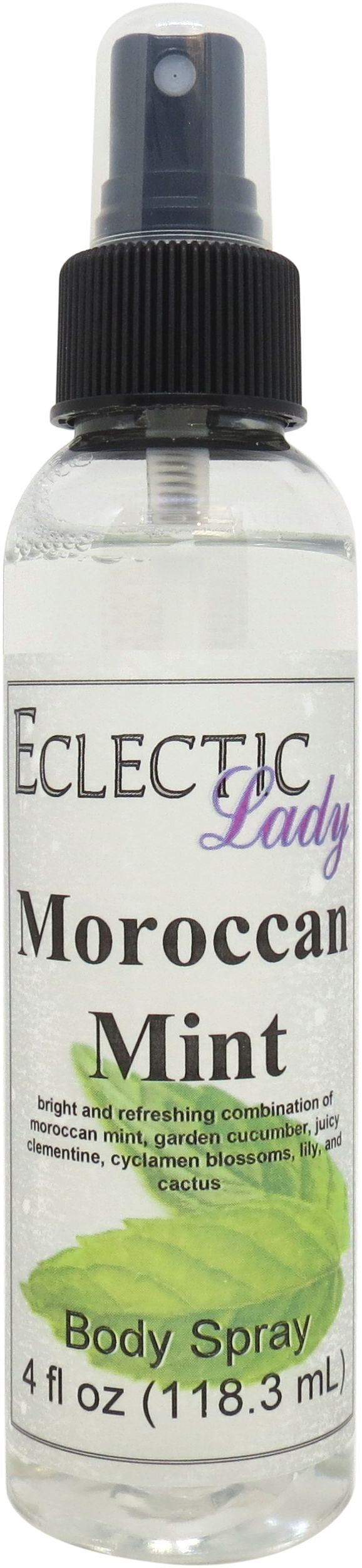 Moroccan Mint Body Spray, Eclectic Lady, Hydrating Mist, Unisex (Double ...