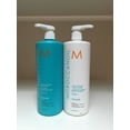 Moroccan Oil Moisture Care, Extra Volume Shampoo and Conditioner Liter ...
