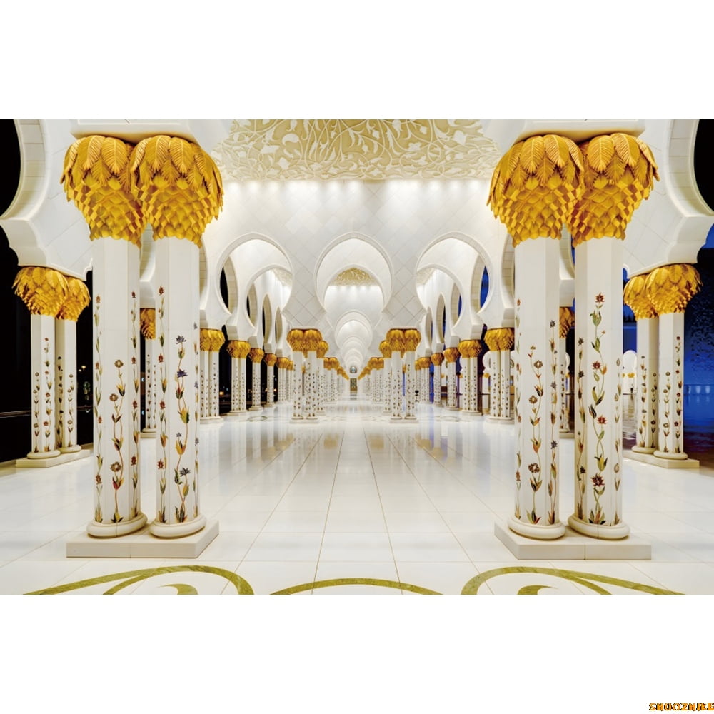 Moroccan Photography Backdrop Medieval Mosque Temple Architecture ...