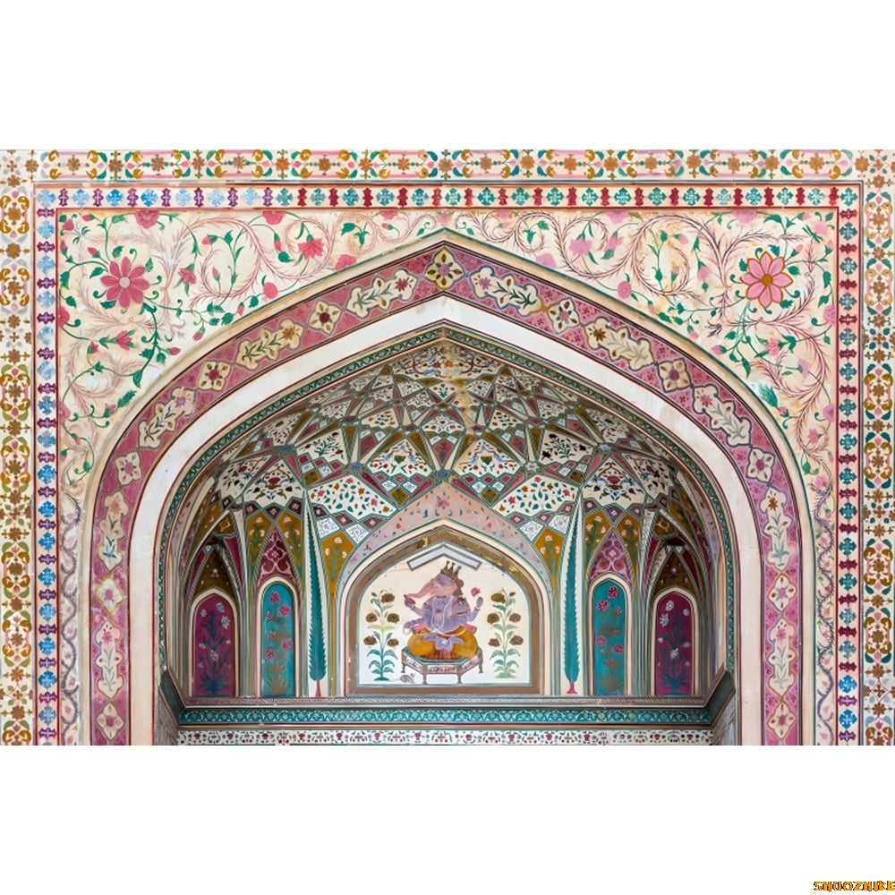 Moroccan Photography Backdrop Medieval Mosque Temple Architecture ...