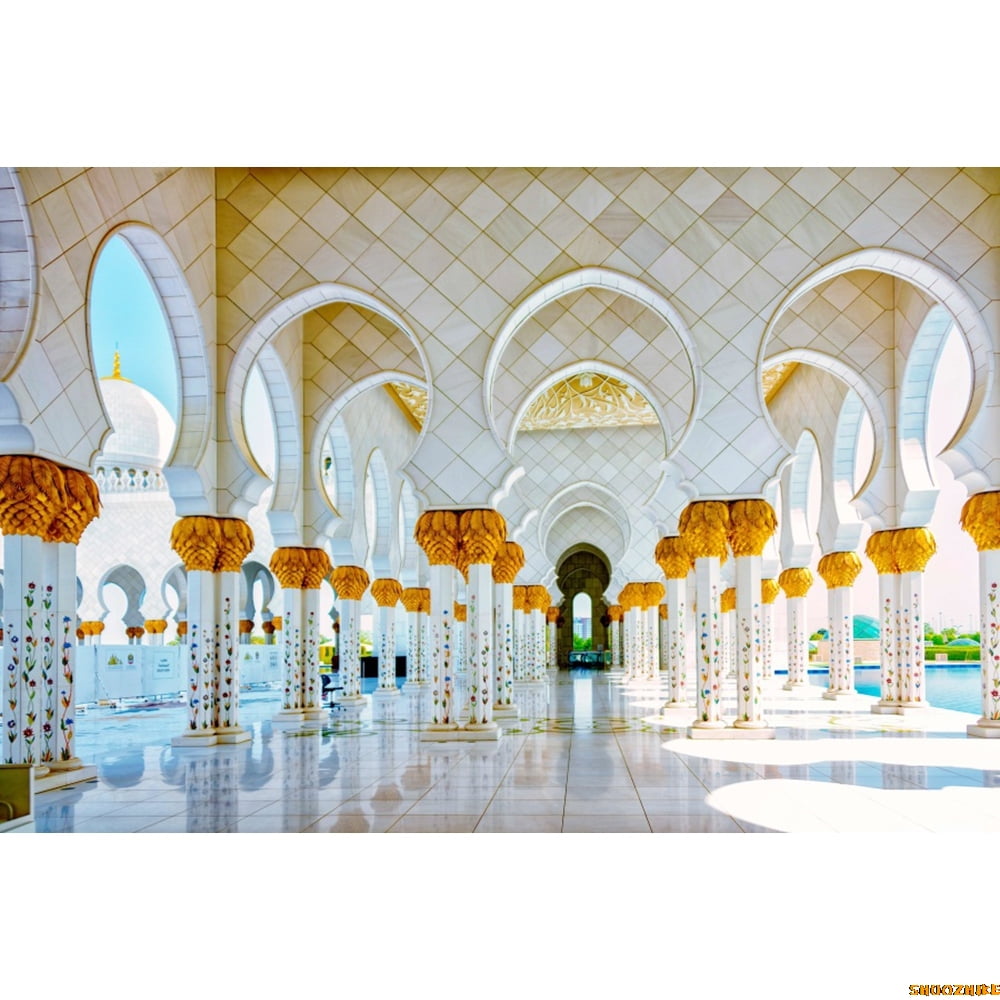 Moroccan Photography Backdrop Medieval Mosque Temple Architecture ...