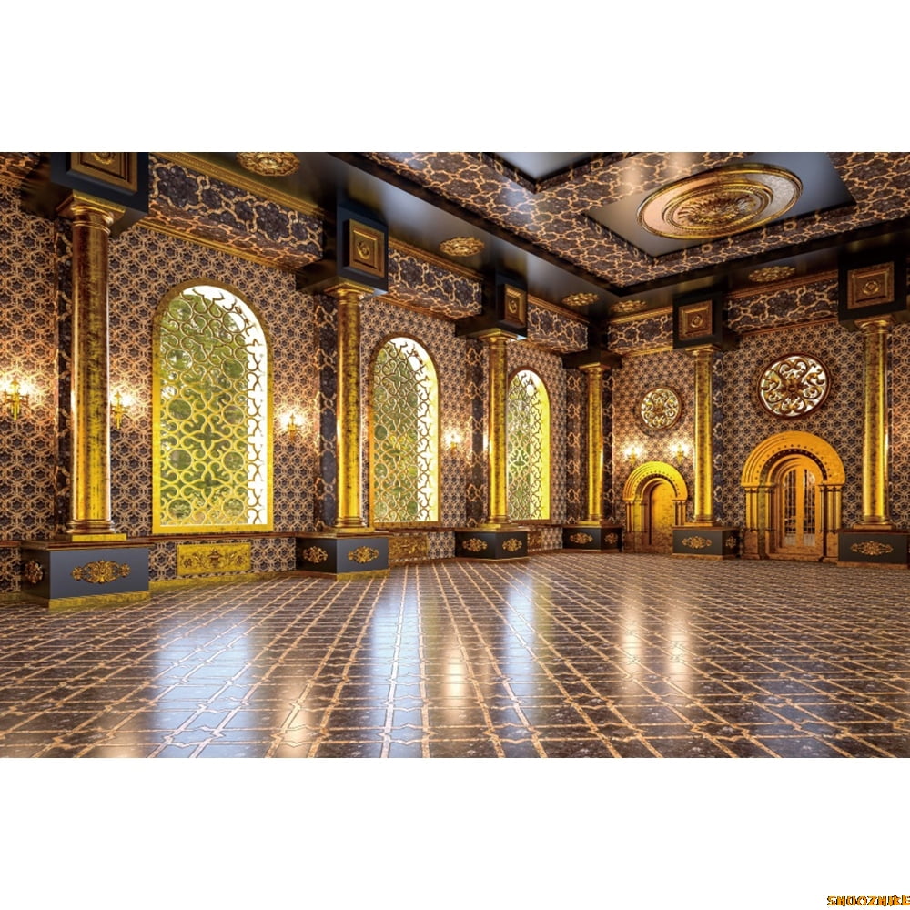 Moroccan Photography Backdrop Medieval Mosque Temple Architecture ...