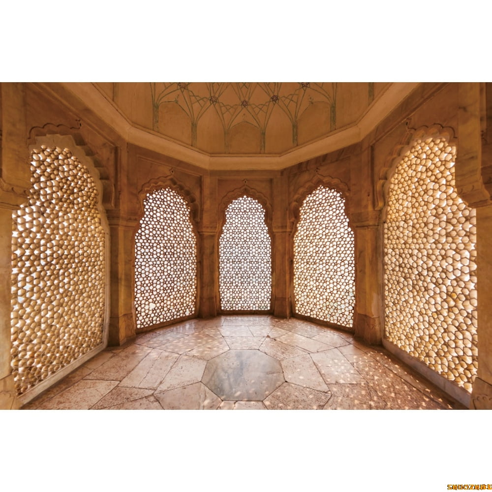 Moroccan Photography Backdrop Medieval Mosque Temple Architecture ...