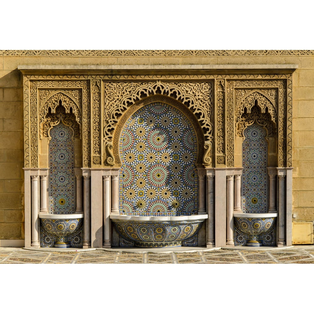 Moroccan Photography Backdrop Vintage Medieval Mosque Temple ...