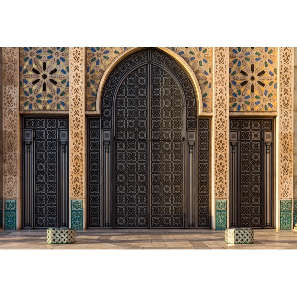 Moroccan Photography Backdrop Vintage Medieval Mosque Temple ...