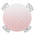 Moroccan Pink Round Tablecloth for 36-44 Inch Tables, Fitted Table ...