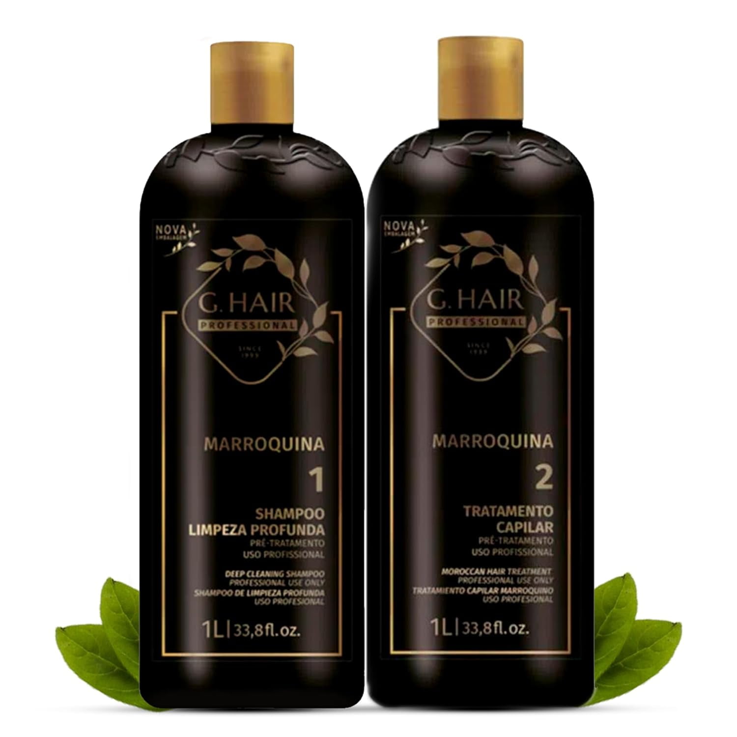 Moroccan Professional Hair Smoothing Straightening Treatment Kit - Pre ...