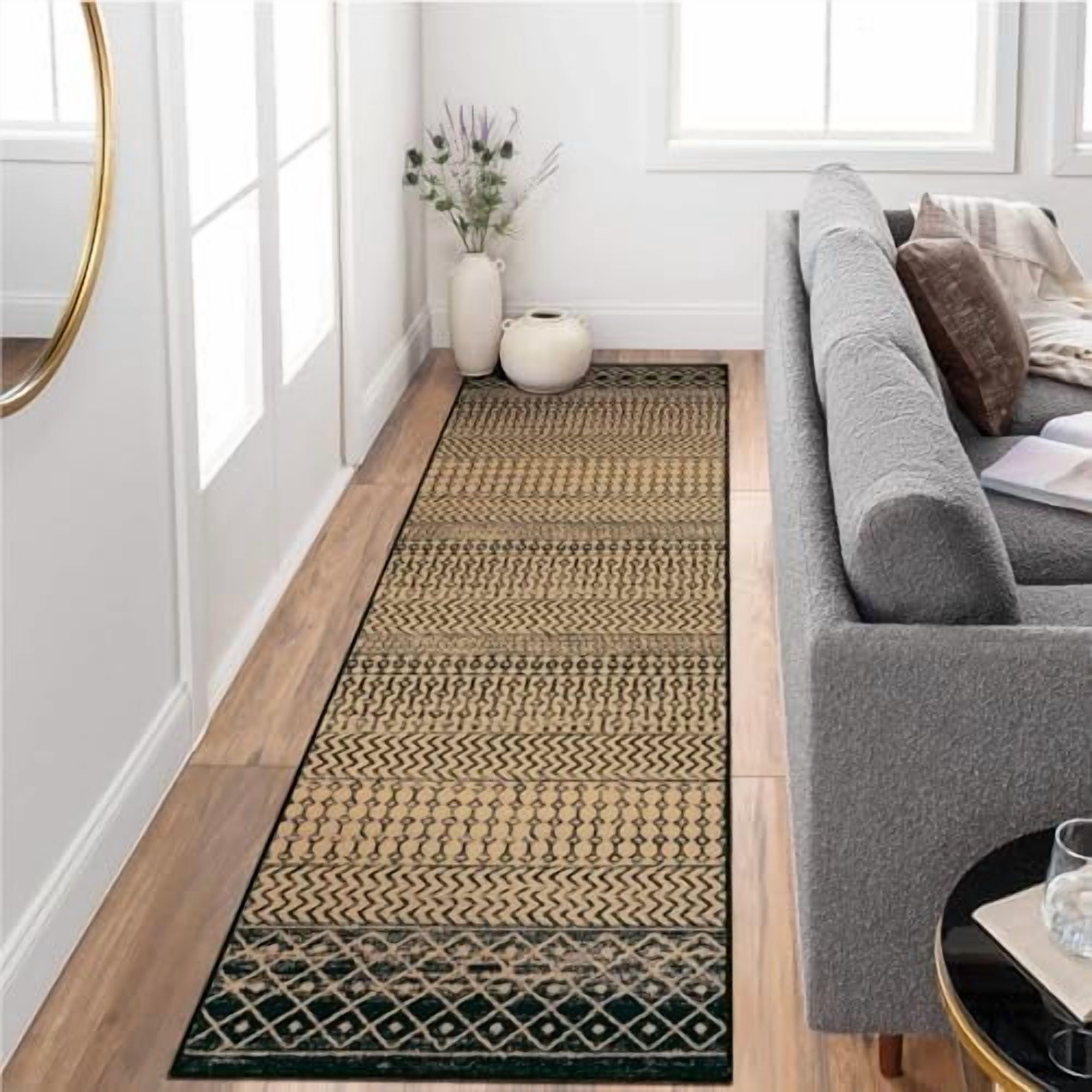 Moroccan Rug Runners for Hallways, 2x8 Ultra Soft Non-Slip Farmhouse ...