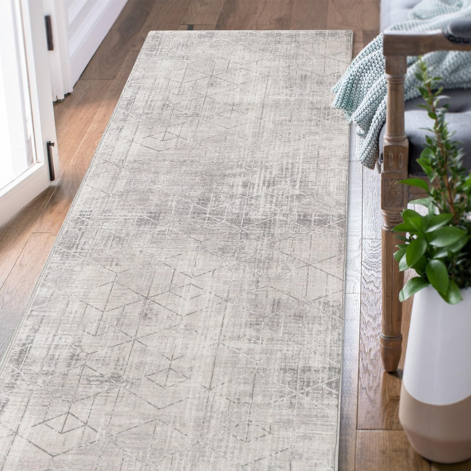 Moroccan Runner Rug 2x6 - Kitchen Machine Washable Runner Rug Modern ...